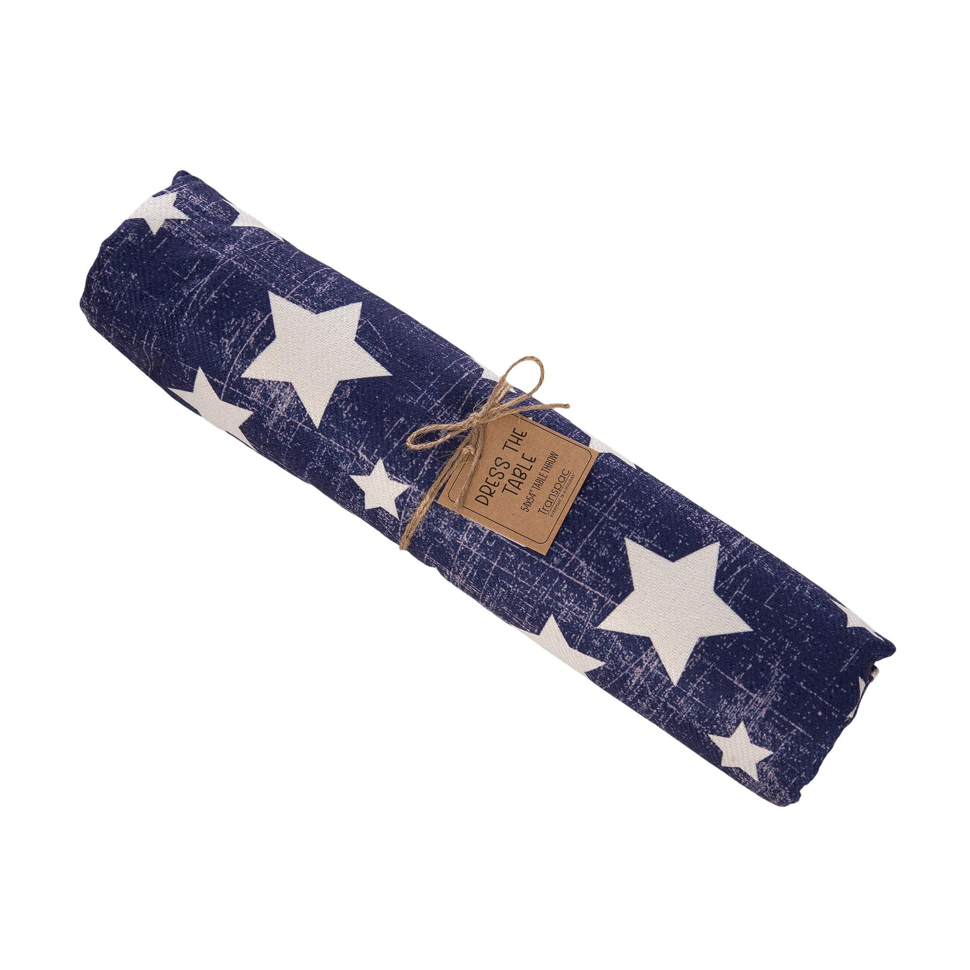 Latitude Run® Fabric Table Throw Stars Home Decorations Spring | Wayfair