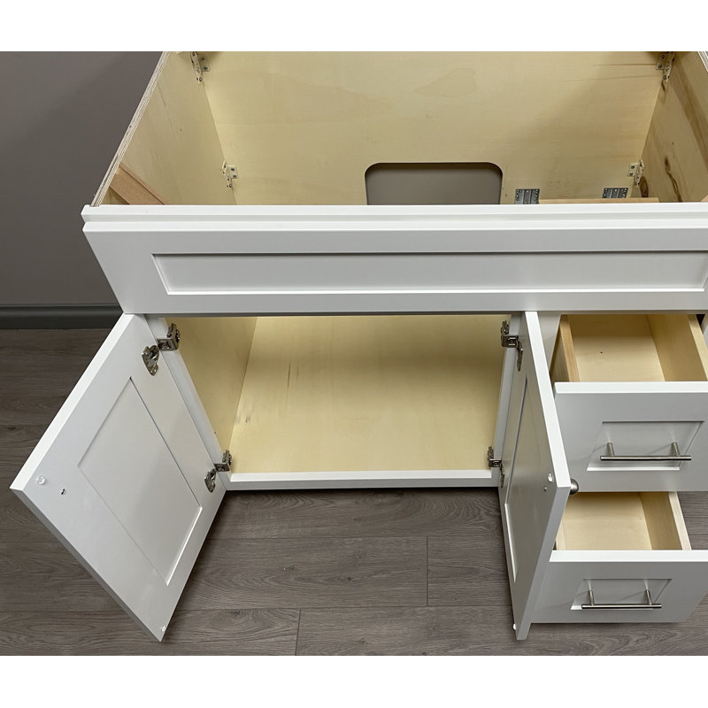 DISAR 102 Double Bathroom Vanity Base Only | Wayfair