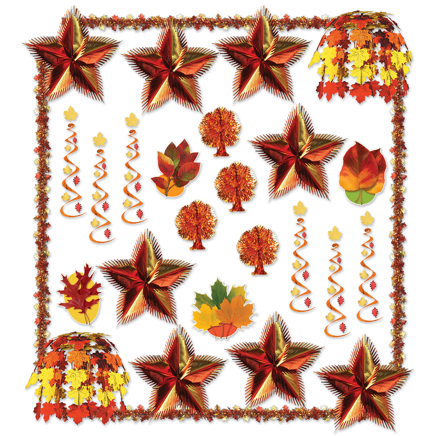 Beistle Fall Reflections Decorating Kit | Wayfair