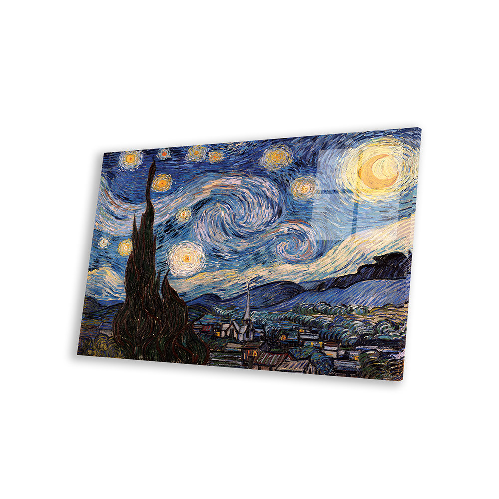 Red Barrel Studio® The Starry Night Print On Acrylic Glass | Wayfair