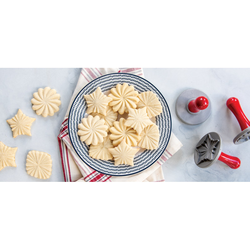 Nordic Ware Pretty Pleated Cookie Stamps & Reviews | Wayfair
