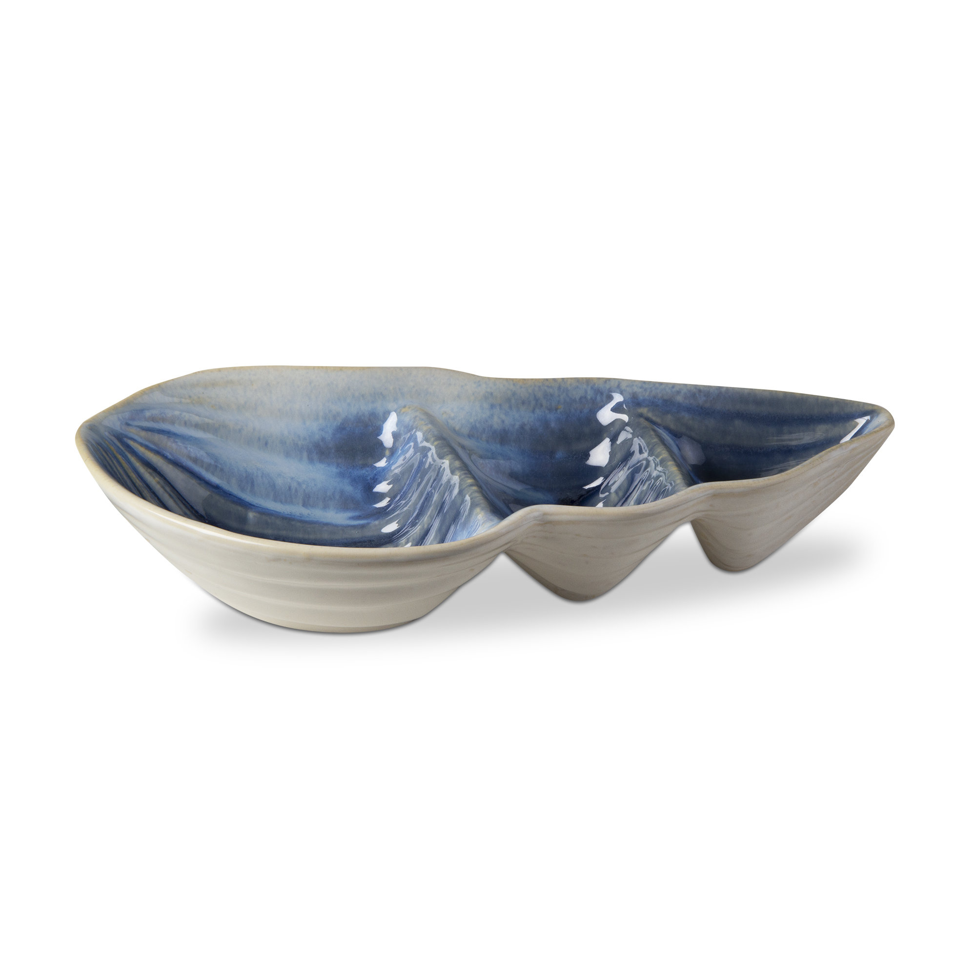 Highland Dunes Conch Shell Divided Dish | Wayfair