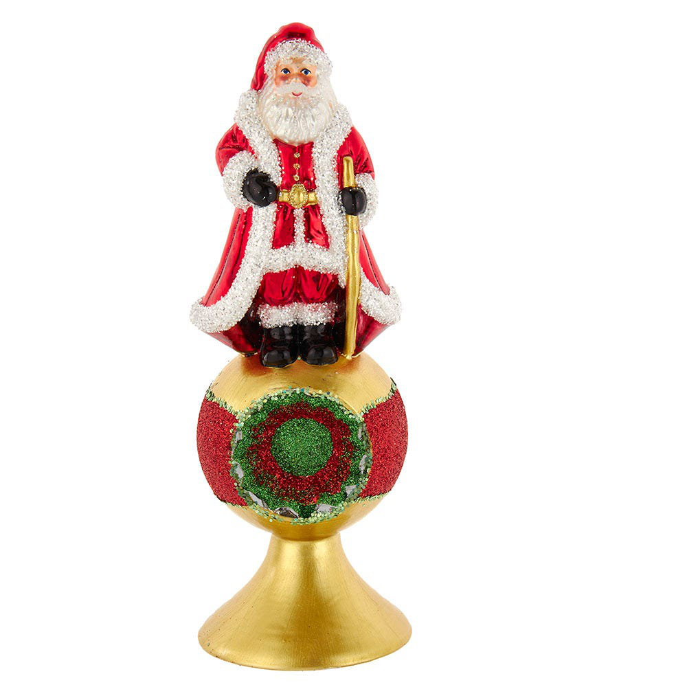 Kurt Adler Noble Gems Santa Tree Topper | Wayfair