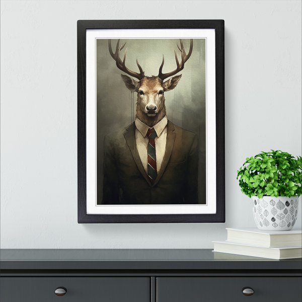 Happy Larry Stag Minimalism | Wayfair.co.uk