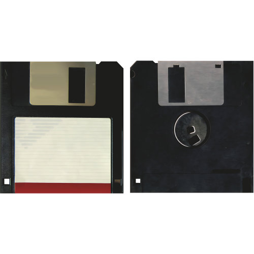 Wet Paint Printing SP13398 Vintage Floppy Disk Diskette 2pack Command ...