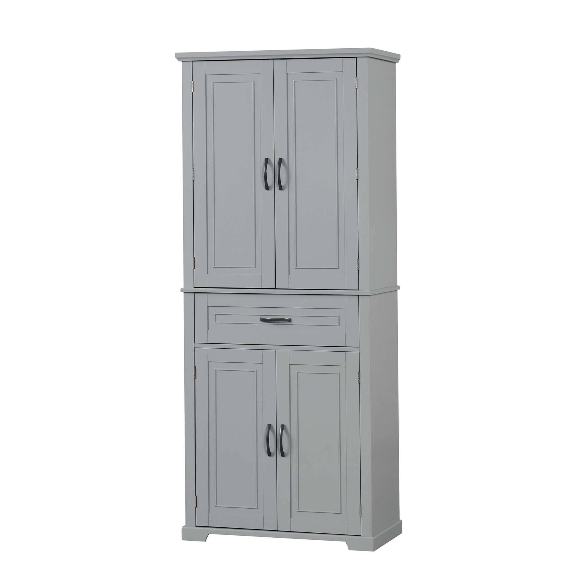 Rebrilliant Shylene 72.2'' Freestanding Linen Cabinet | Wayfair