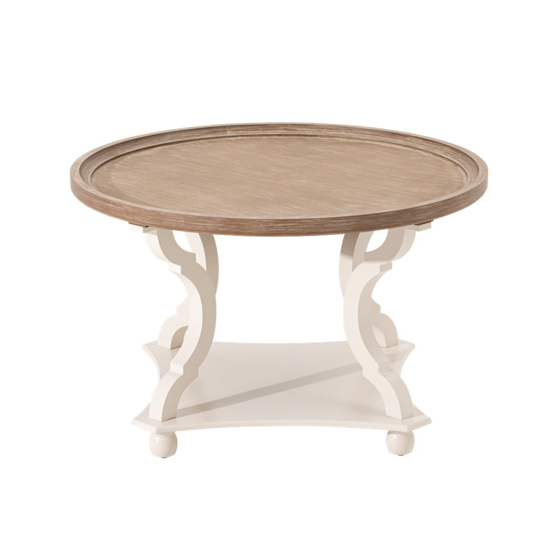 Ophelia & Co. Plaisance Rustic Farmhouse Cottage Core Coffee Table ...
