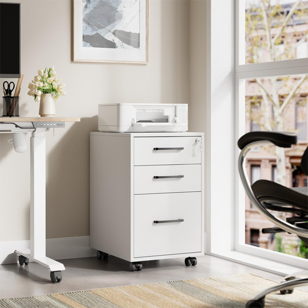 17 Stories File Cabinet, Office Filing Cabinet With Lock | Wayfair