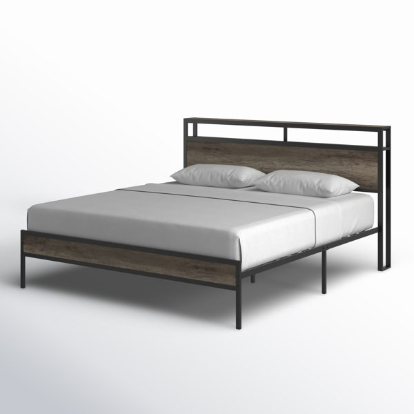 Trent Austin Design Tryston Bed Frame Industrial Platform Bed with ...