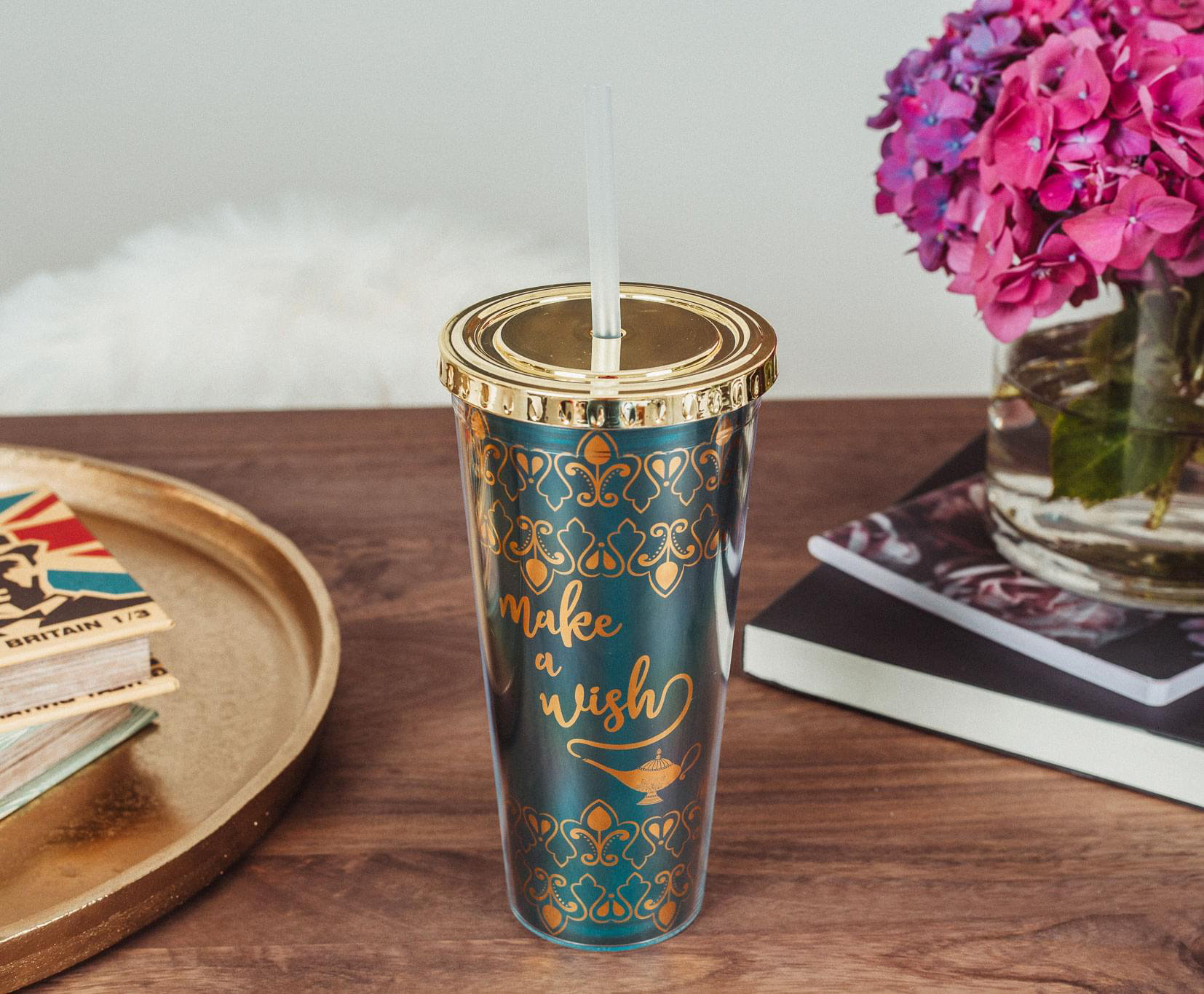 Underground Toys Disney Aladdin With Lid And Straw | Wayfair