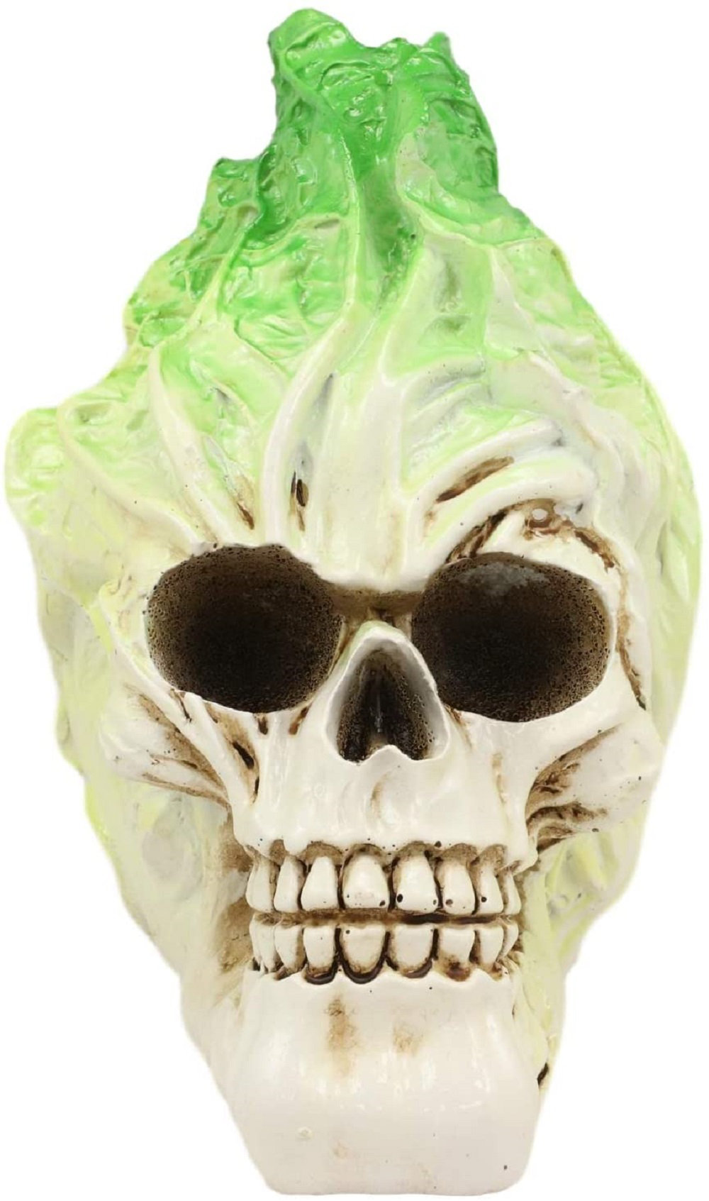 The Holiday Aisle® Nuri Napa Cabbage Skull Figurine | Wayfair