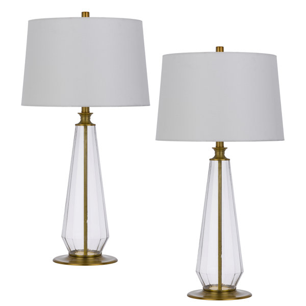 Everly Quinn Glass Table Lamp | Wayfair