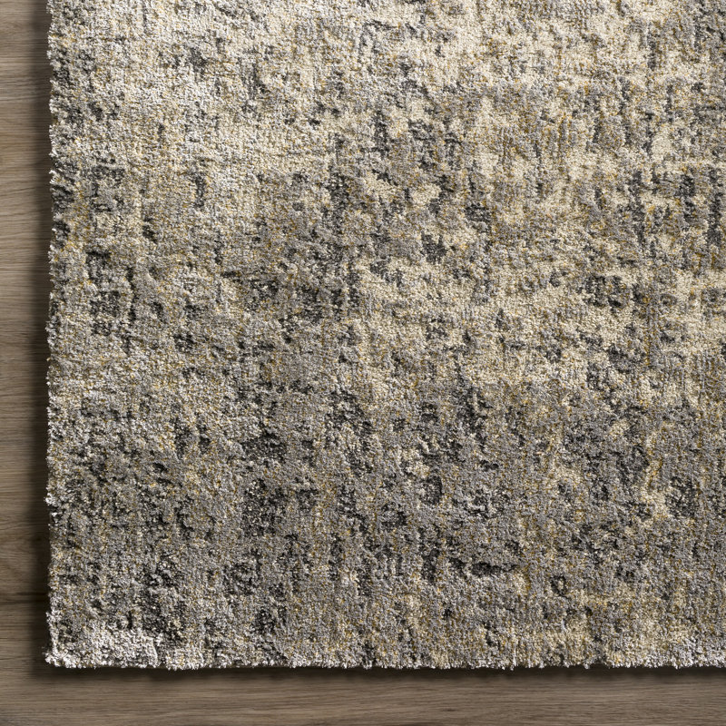 Williston Forge Machine Woven Slate Rug | Wayfair