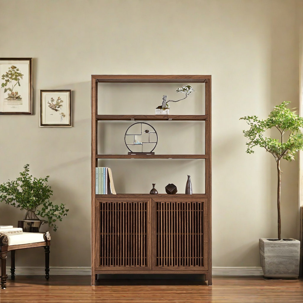 Atta Avenue Zen New Chinese Bookcase | Wayfair