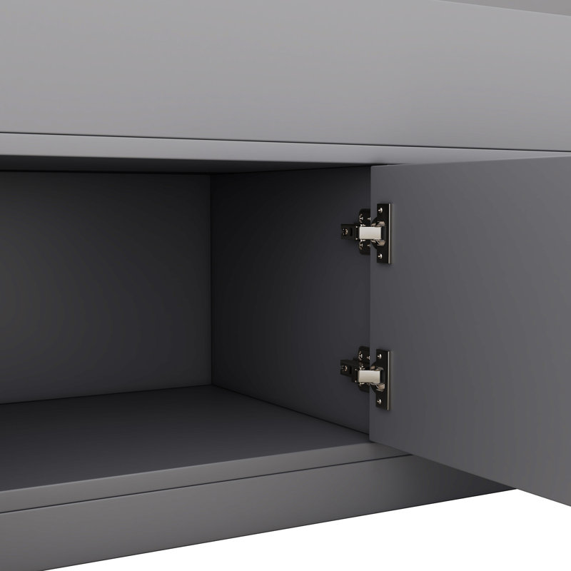 Red Barrel Studio® Size Captain Platform Bed Frame With Storage ...