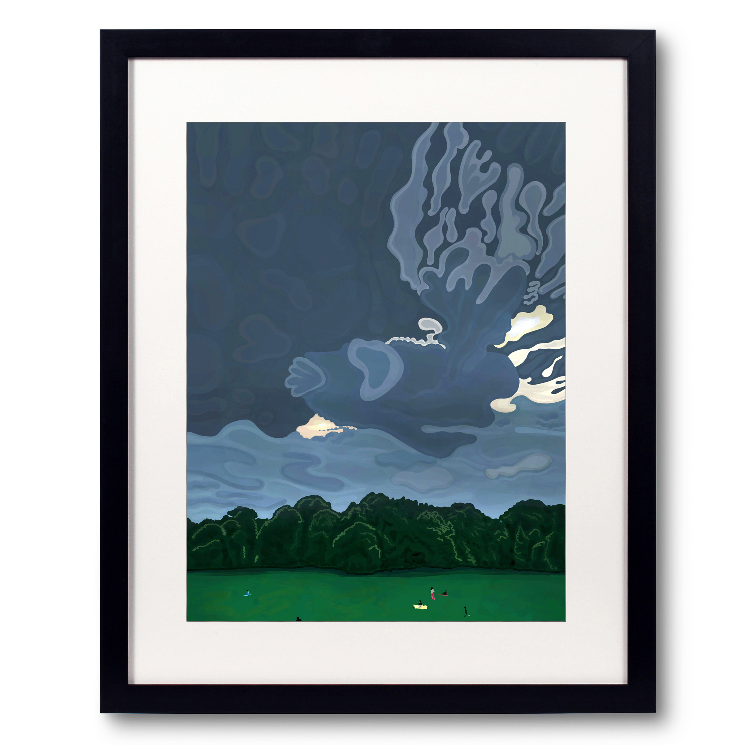 Made & Curated Dusk And Clouds, Long Meadow By Evan Sklar | Perigold