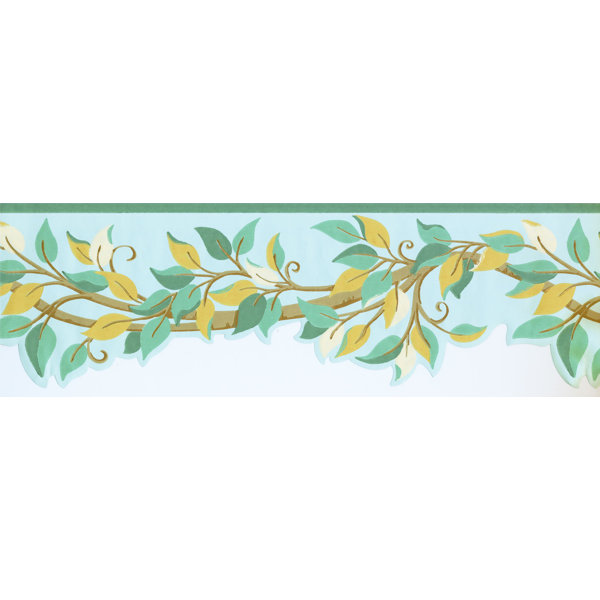 Winston Porter Kacei 15' L x 7" W Wallpaper Border | Wayfair
