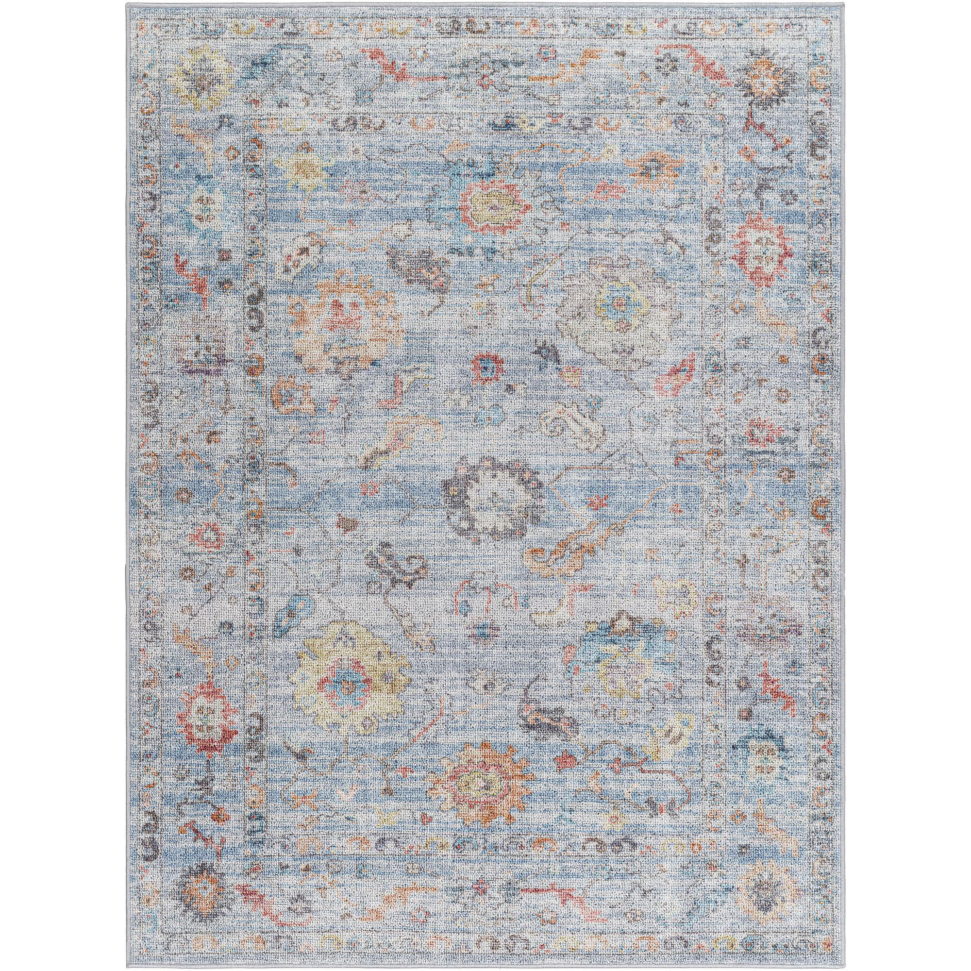 Canora Grey Rhuari Machine Woven Polyester Machine Washable Rug | Wayfair