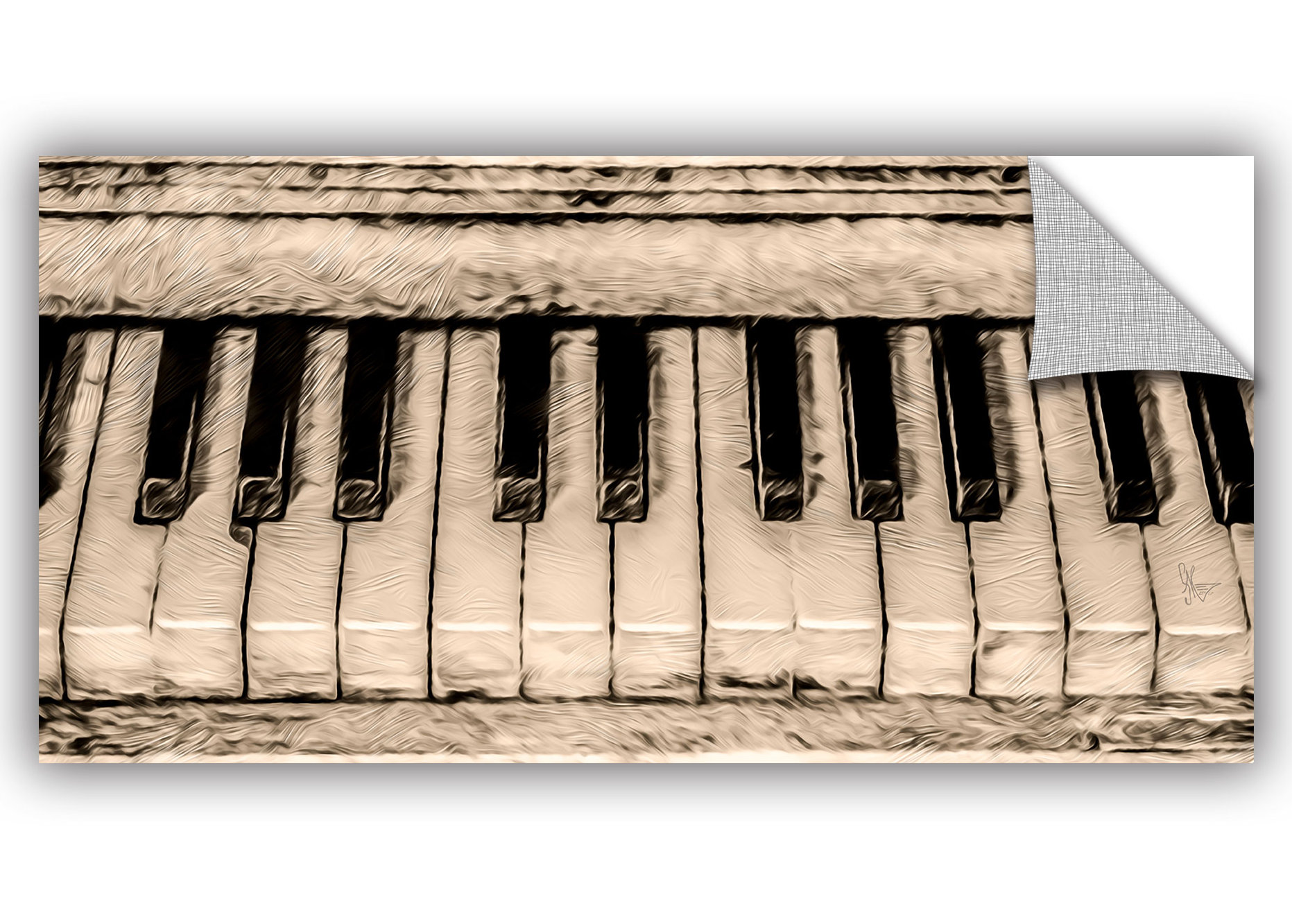 Winston Porter Annemiek Antique Brass Faucet Removable Wall Decal ...