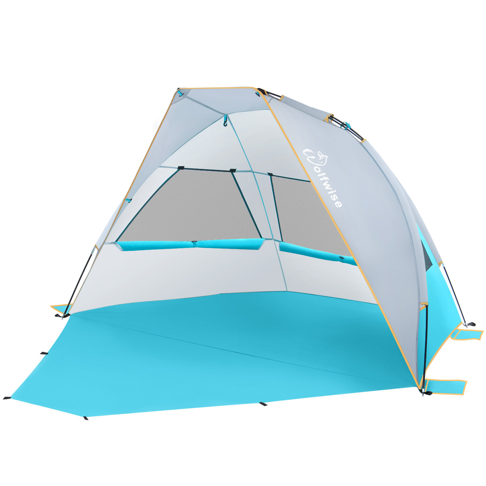 Lifewit 4-5 Person Portable Beach Tent Upf 50+ Sun Shade Canopy ...