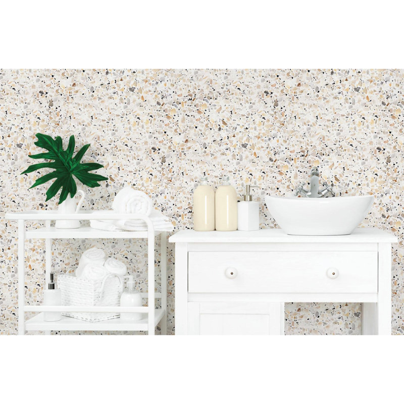 Wrought Studio Laskey 16.5' L x 20.5" W Peel and Stick Wallpaper Roll ...