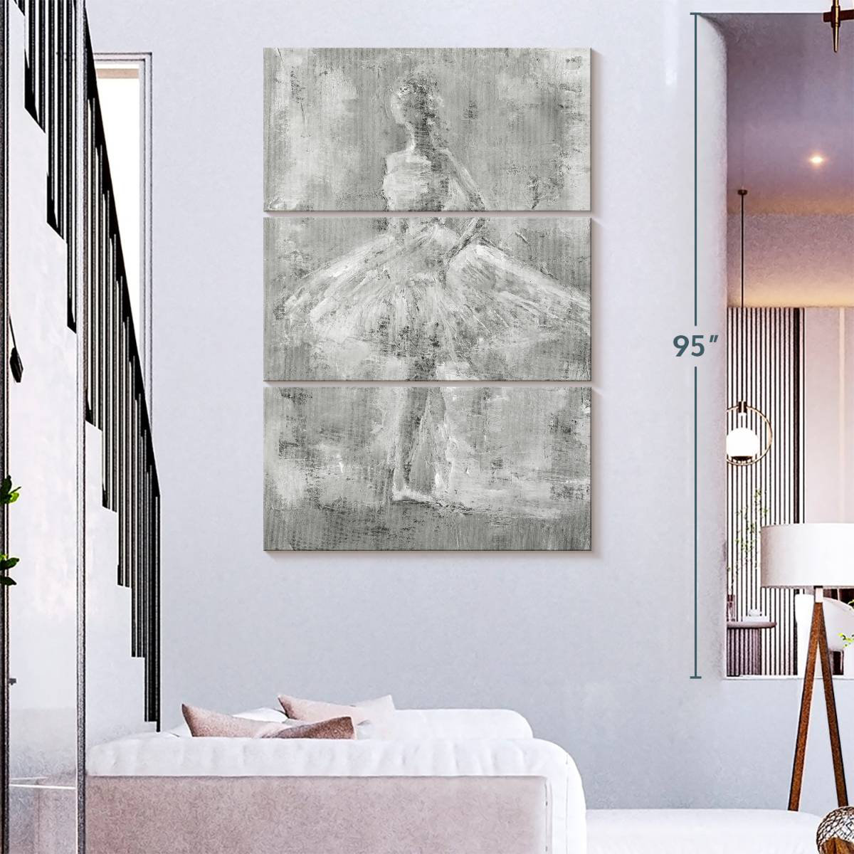 House of Hampton® Enn Greyscale Ballet Dancer I | Wayfair