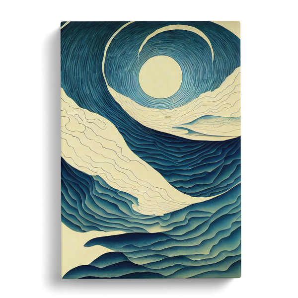 House of Hampton Seascape Ocean Sgraffito | Wayfair.co.uk