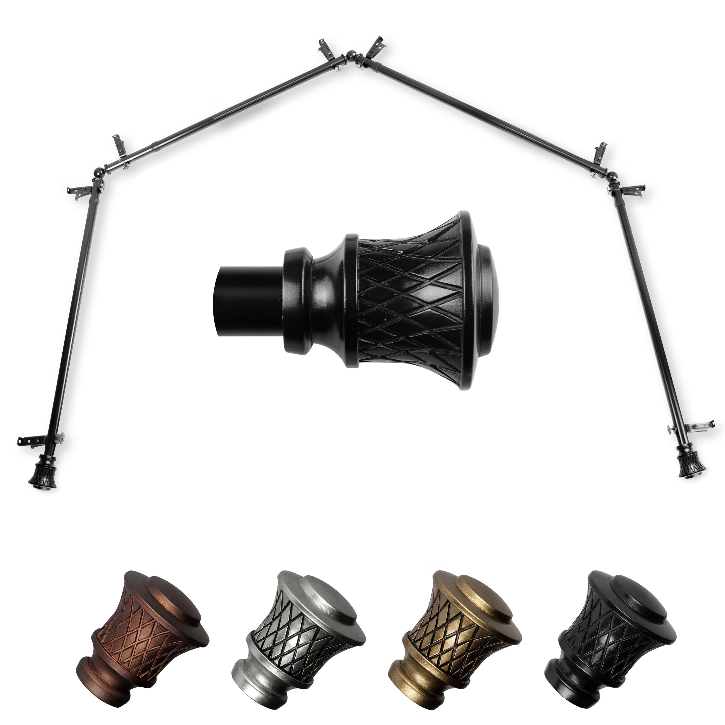 Winston Porter Danery 28.00'' to 48.00'' 0.81'' - Wayfair Canada