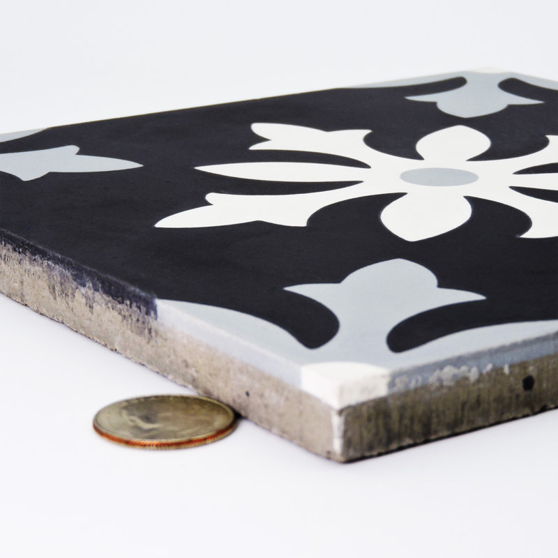 Moroccan Mosaic Tile House Azrou 8" x 8" Cement Patterned Wall & Floor ...