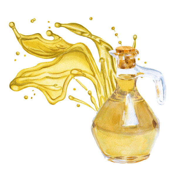 17 Stories Olive Oil In The Bottle by Luchioly - Wrapped Canvas Art ...