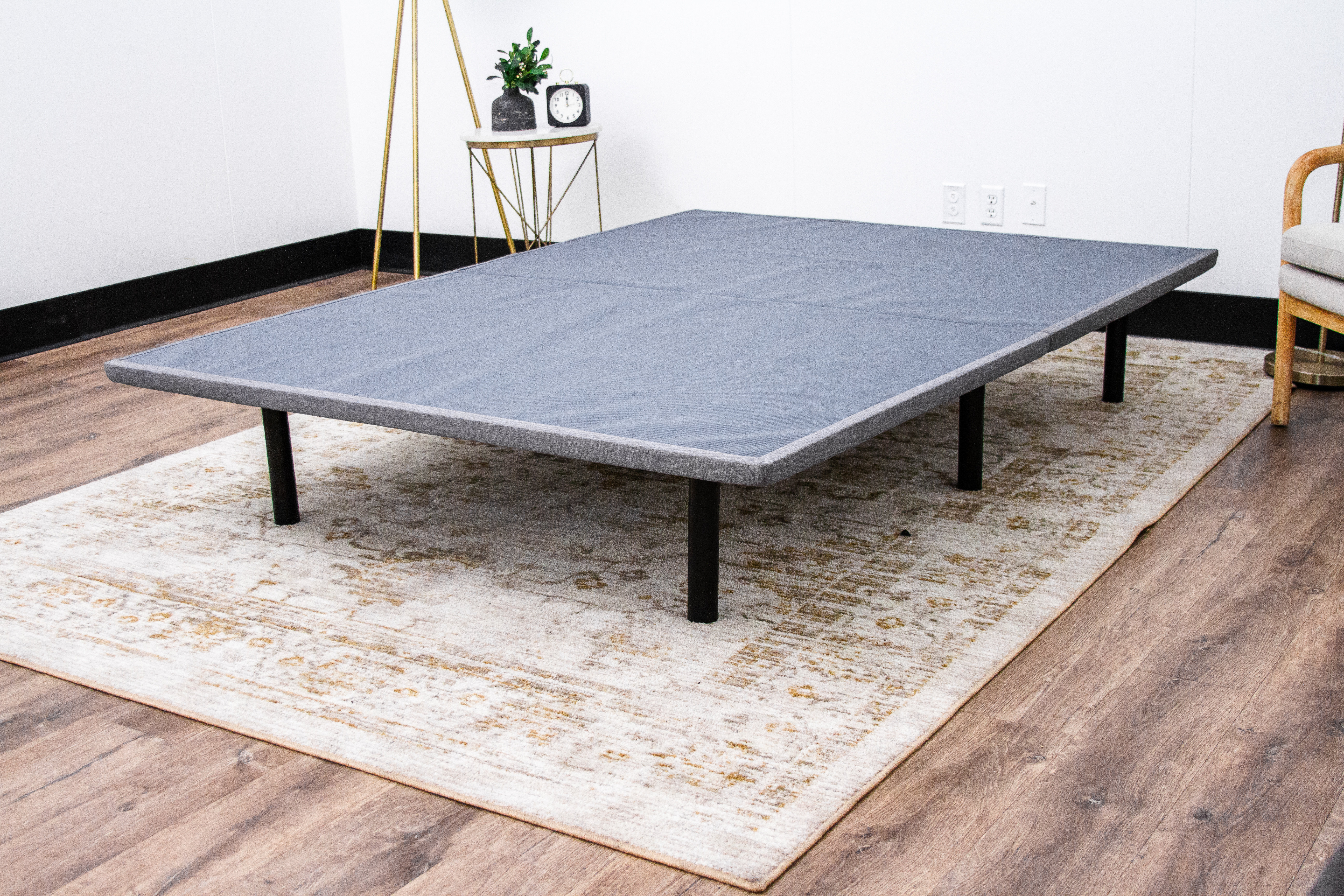 Alwyn Home Heavy Duty Steel and Upholstered Platform Foundation ...