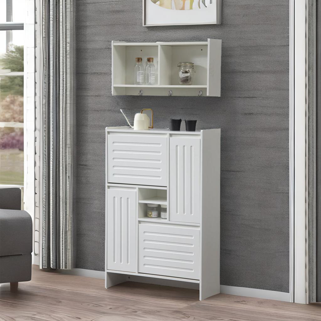 Ebern Designs 31"multi-functional Shoe Cabinet | Wayfair