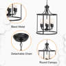 Winston Porter Skanda 6 - Light Dimmable Lantern Cage Chandelier | Wayfair
