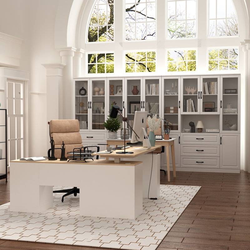 Hokku Designs Office/Study Combination Set(Including Computer Desk ...