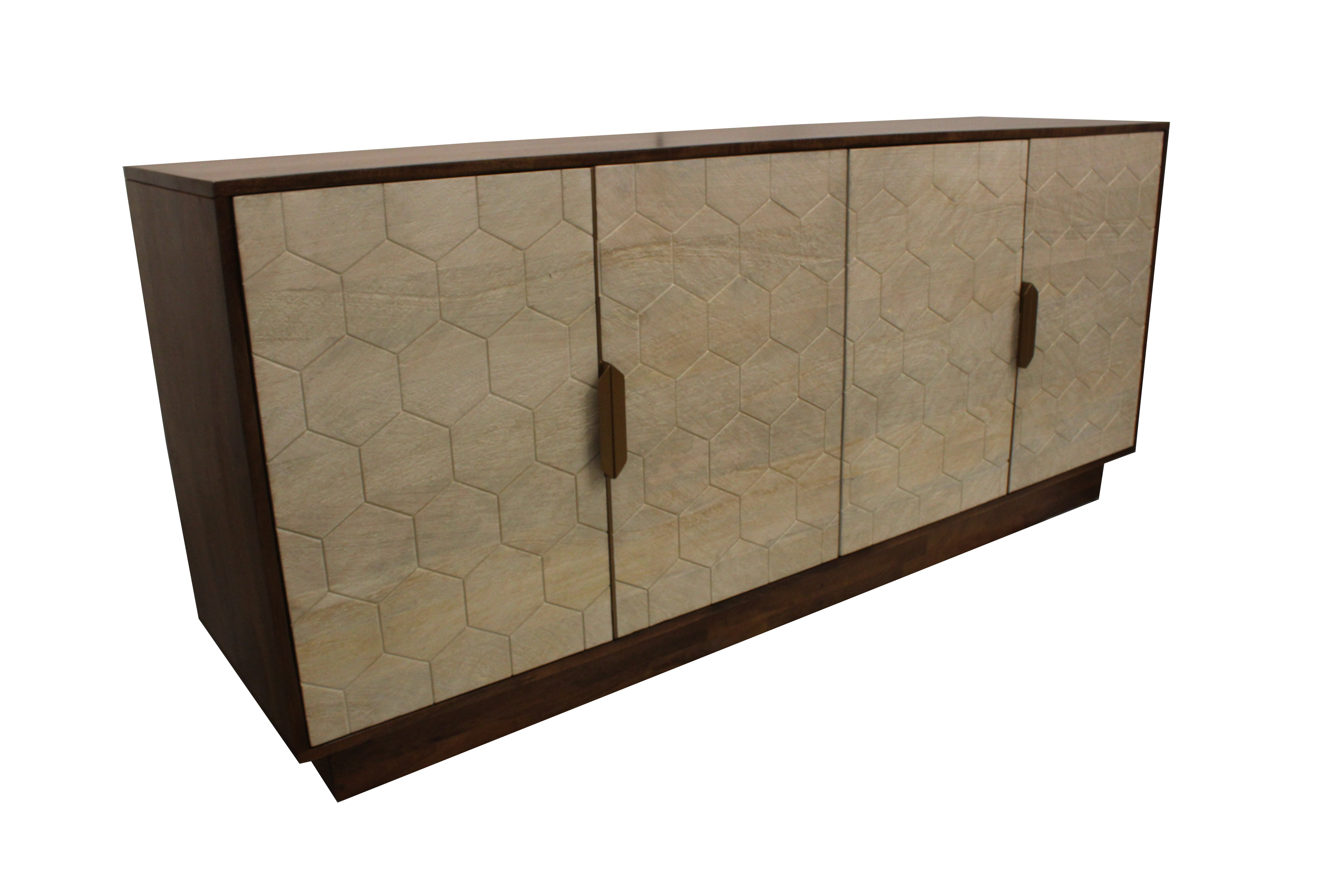 Latitude Run® Chapmon 72" Wide Mango Solid Wood Sideboard | Wayfair