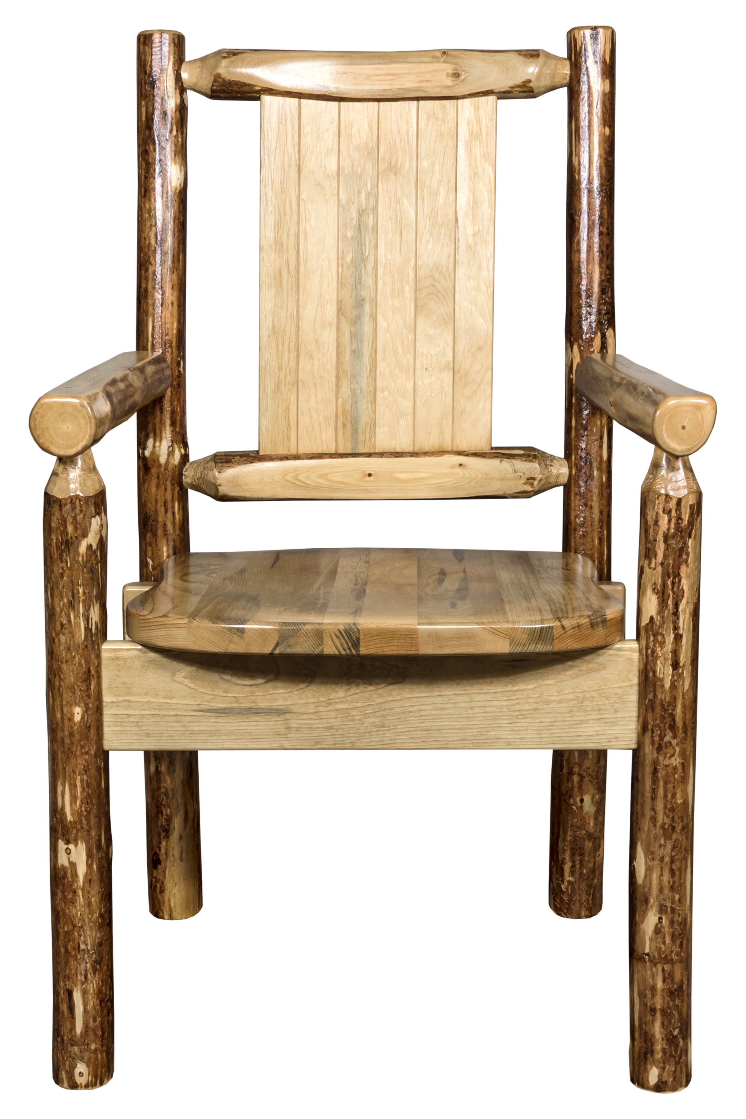 Loon Peak Glacier Country Collection Lodge Pole Pine Chair | Wayfair