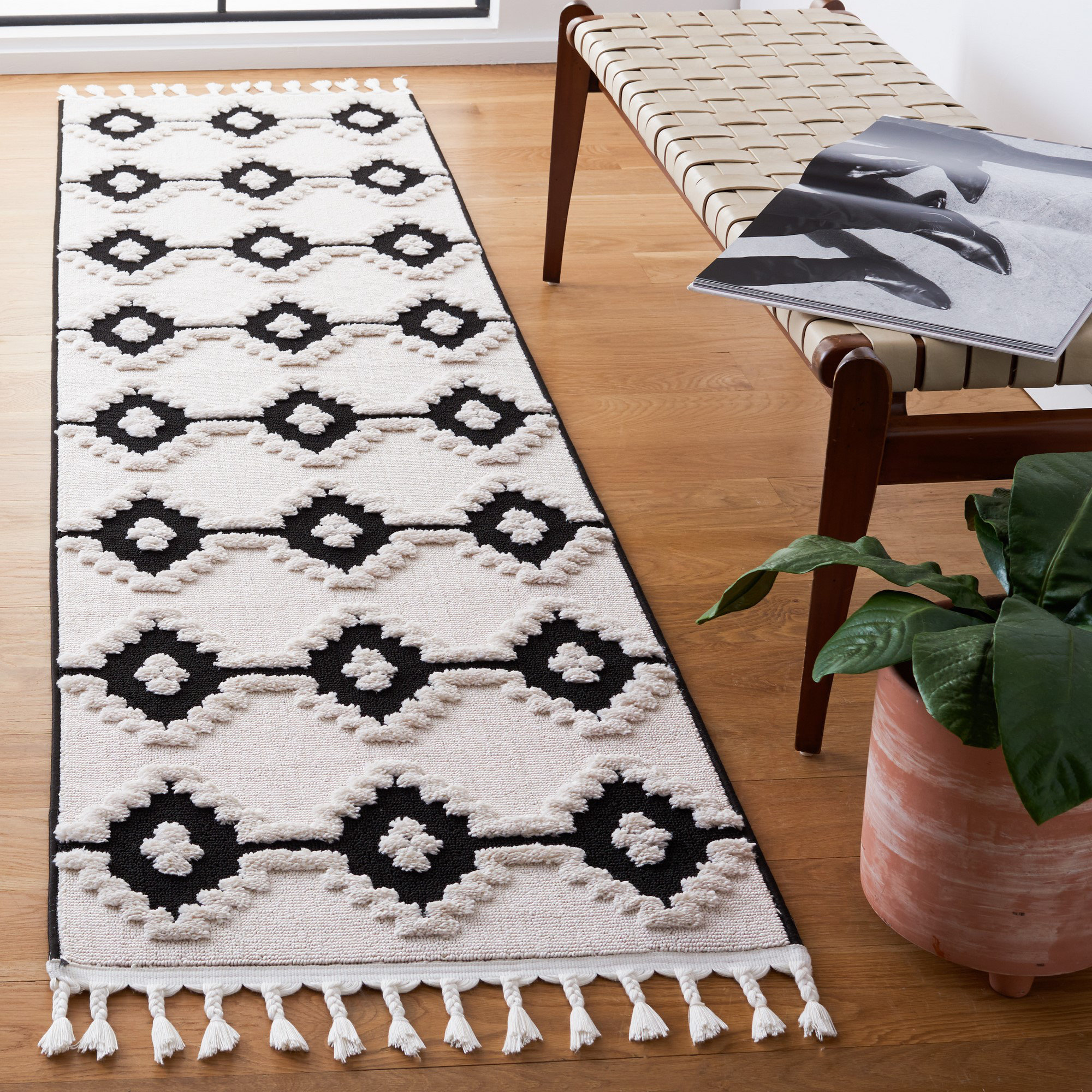 Foundry Select Shiflet Performance Geometric Rug & Reviews | Wayfair