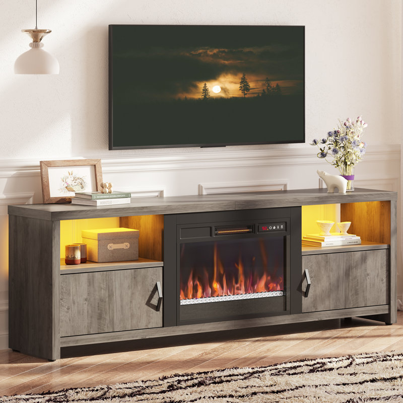 Brahma 70 inch Fireplace TV Stand for TVS Up to 75",Entertainment ...