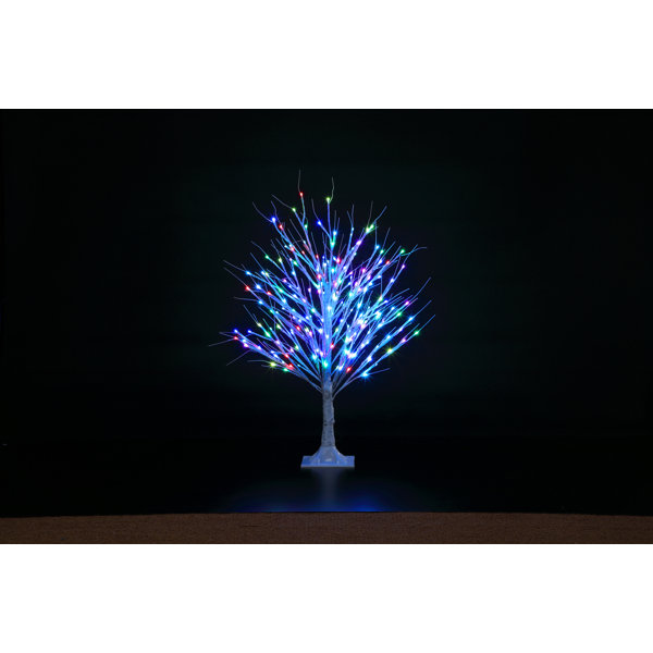 The Seasonal Aisle 200 White Changeable Twig Lighted Trees & Branches ...