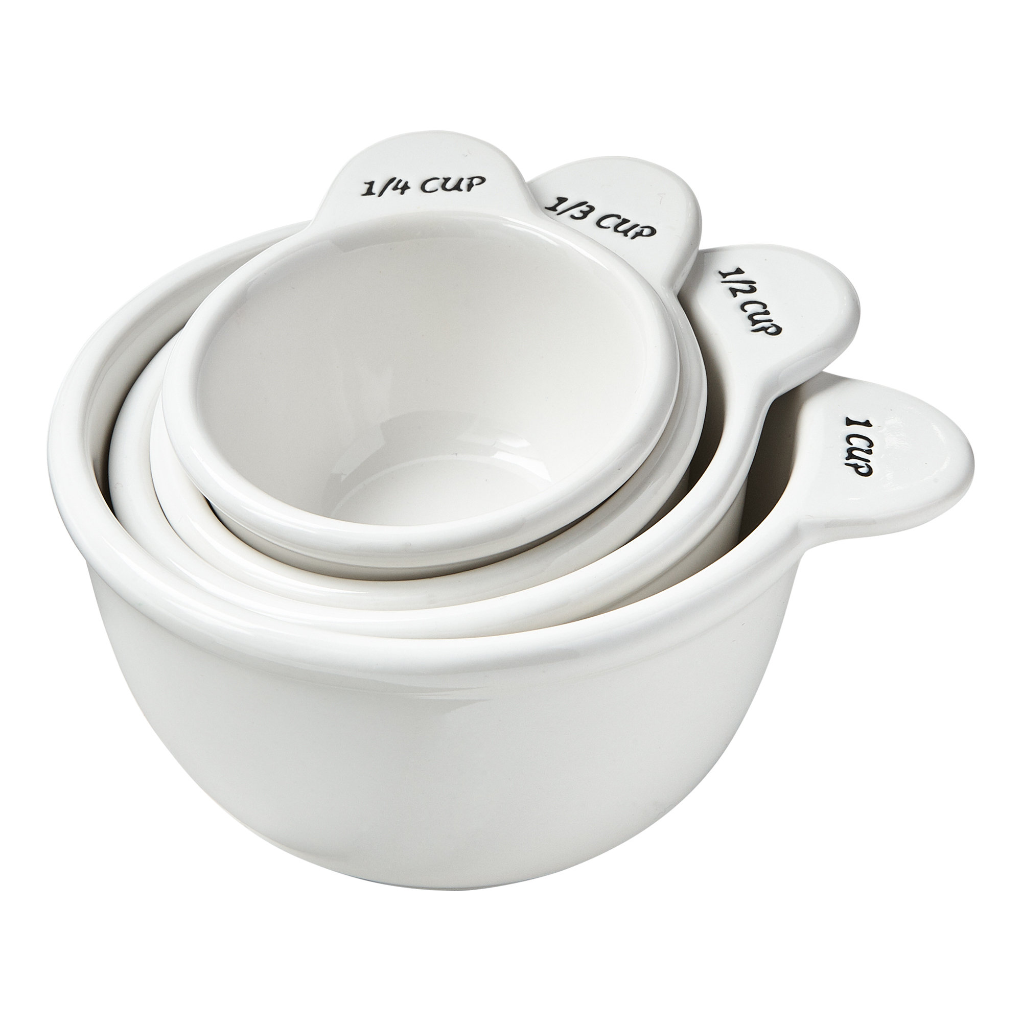 The Holiday Aisle® Measuring Cup W/Handle S/4 | Wayfair
