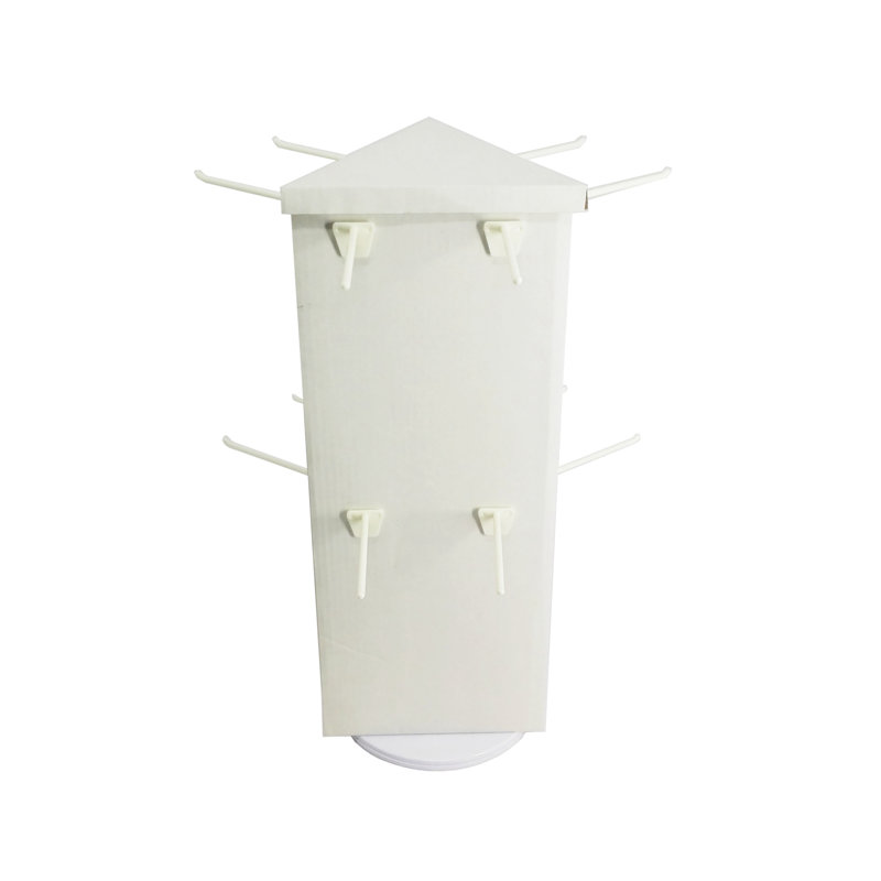 FixtureDisplays Corrugated Cardboard Socks Display Rotating Peg Hook ...