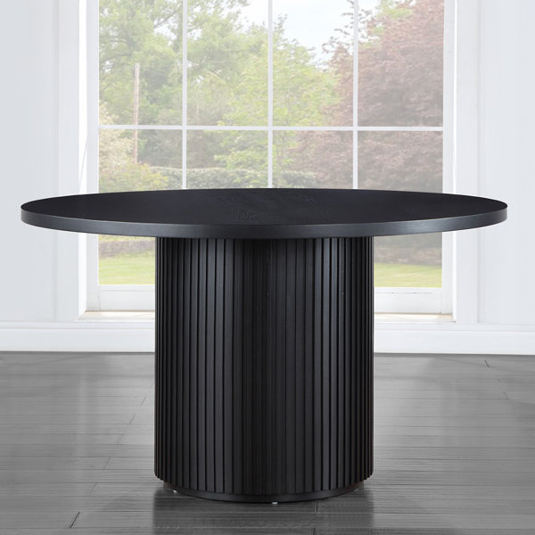 Black Round Kitchen & Dining Tables You'll Love | Wayfair