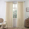 Ebern Designs Janie Linen Semi-Sheer Curtain Pair & Reviews | Wayfair