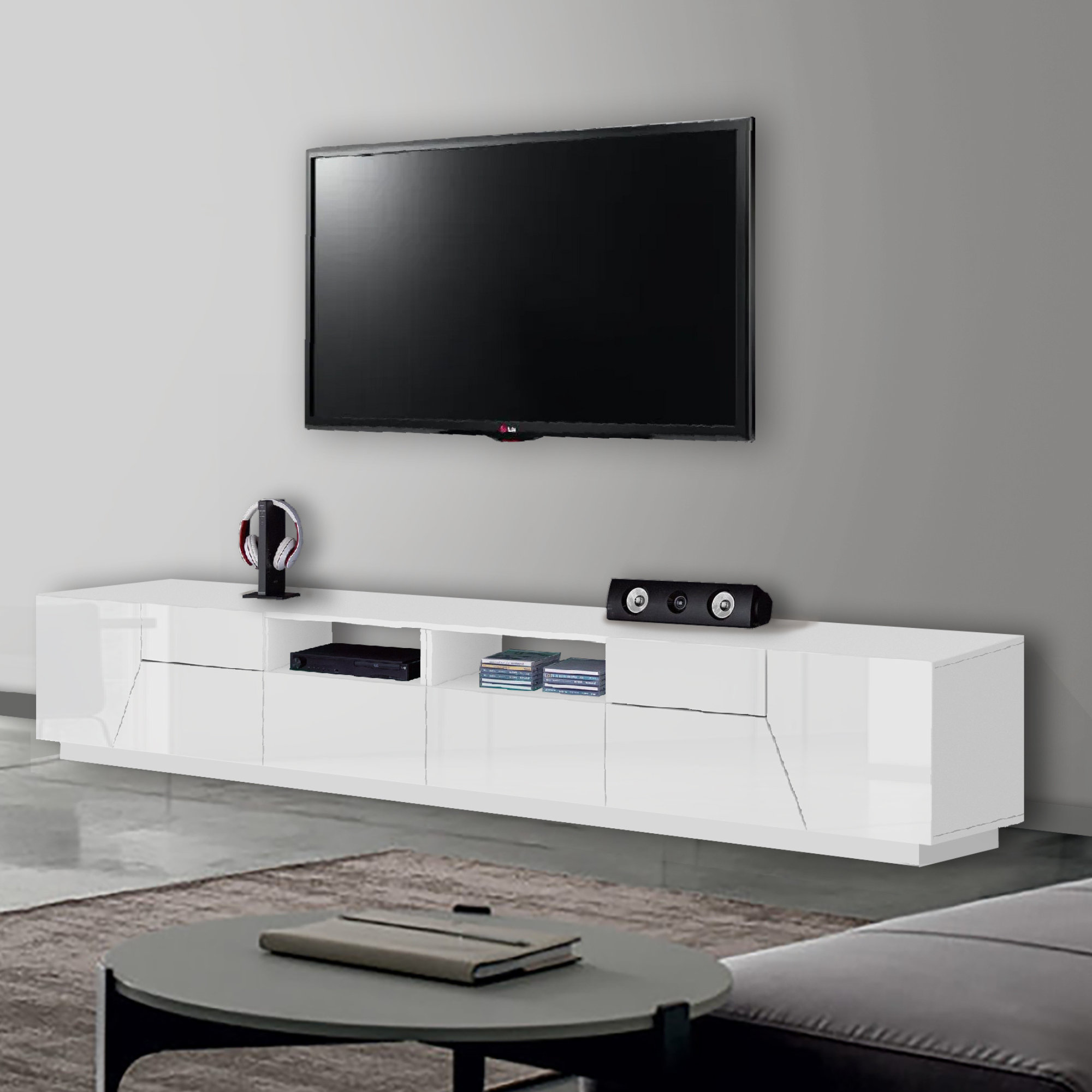 Hokku Designs Anastin TV Stand for TVs up to 88" | Wayfair