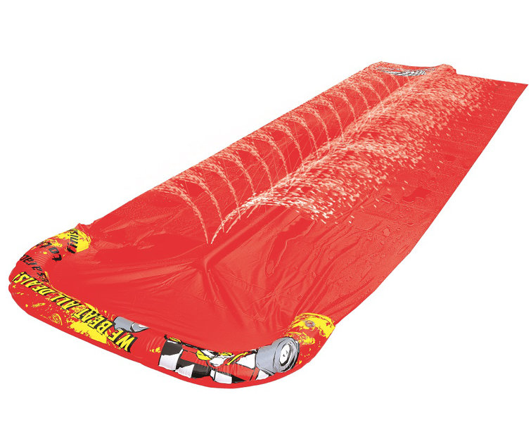 Northlight Red And Yellow Racing Themed Dual Lawn Toys & Inflatables ...