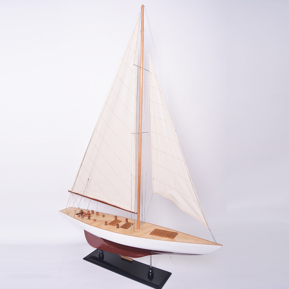 Old Modern Handicrafts USS Constellation Painted Large Sailboat ...