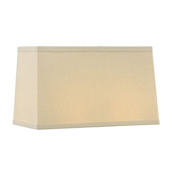 Medallion Lighting 9.5'' H x 9'' W Linen Rectangle Lamp Shade | Wayfair