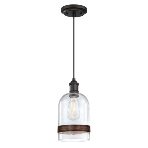 Bell Clear & Glass Shade Pendant Lighting You'll Love | Wayfair
