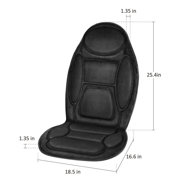 Inbox Zero Vibration Back Massage Seat Cushion; Memory Foam , SL-262M ...