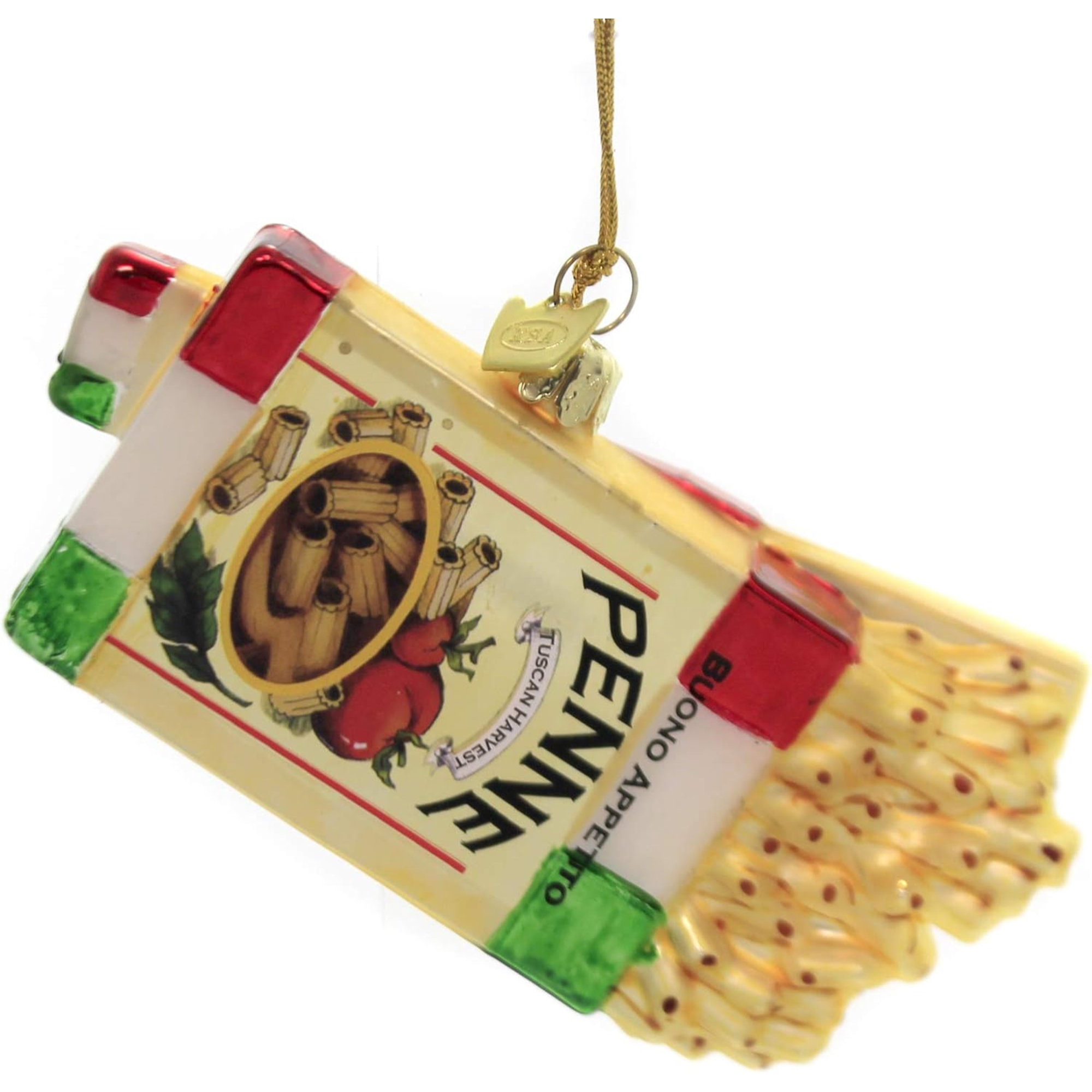 Kurt Adler Noble Gems Glass Ornament for Christmas Tree, Pasta Boxes ...